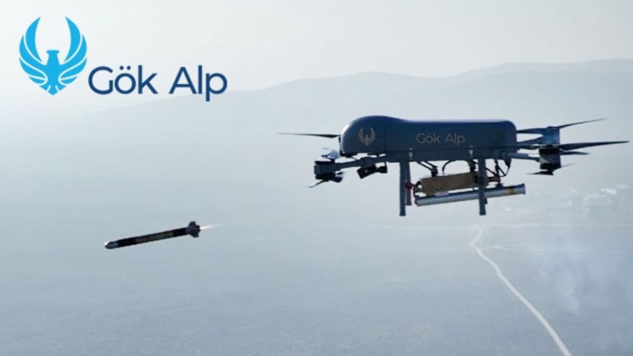 Gök Alp Drone sisteminden Roketsan’ın geliştirdiği yerli mini füze METE ...